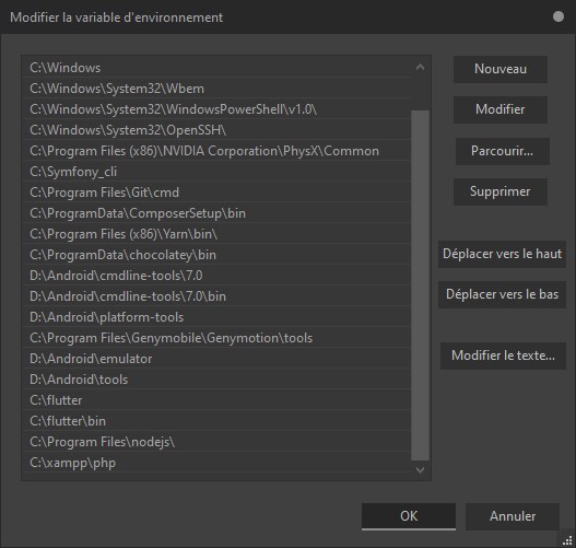 variable d'environnement php par RantoRakotondramanana1 - page 1 - OpenClassrooms